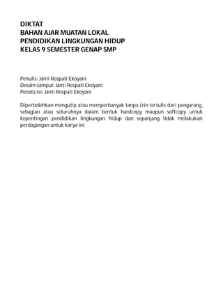 Buku plh 9 genap | PDF