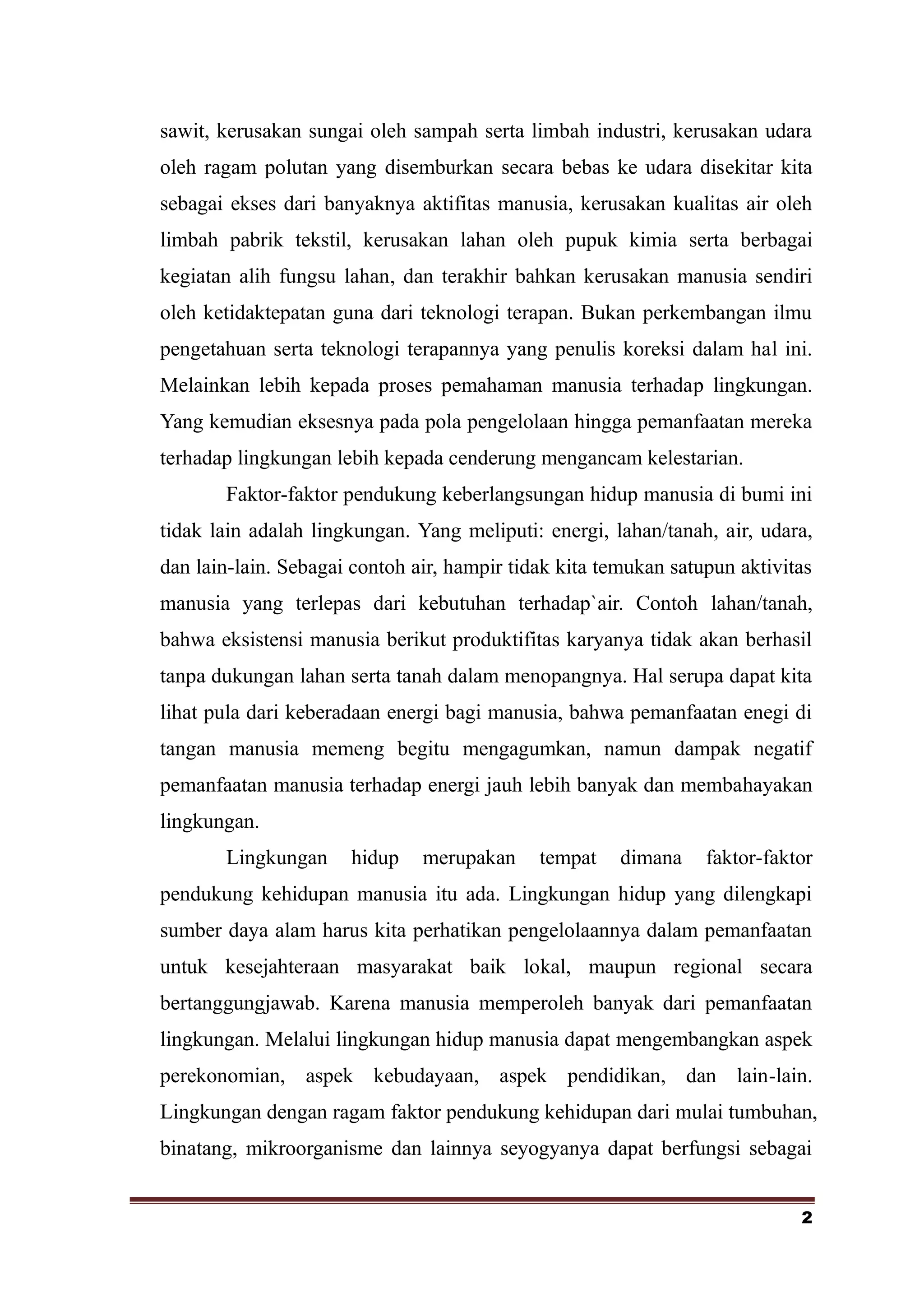 Pendidikan Karakter Berbasis Lingkungan: Konsep dan Penerapan pada Edu-Ekowisata | PDF