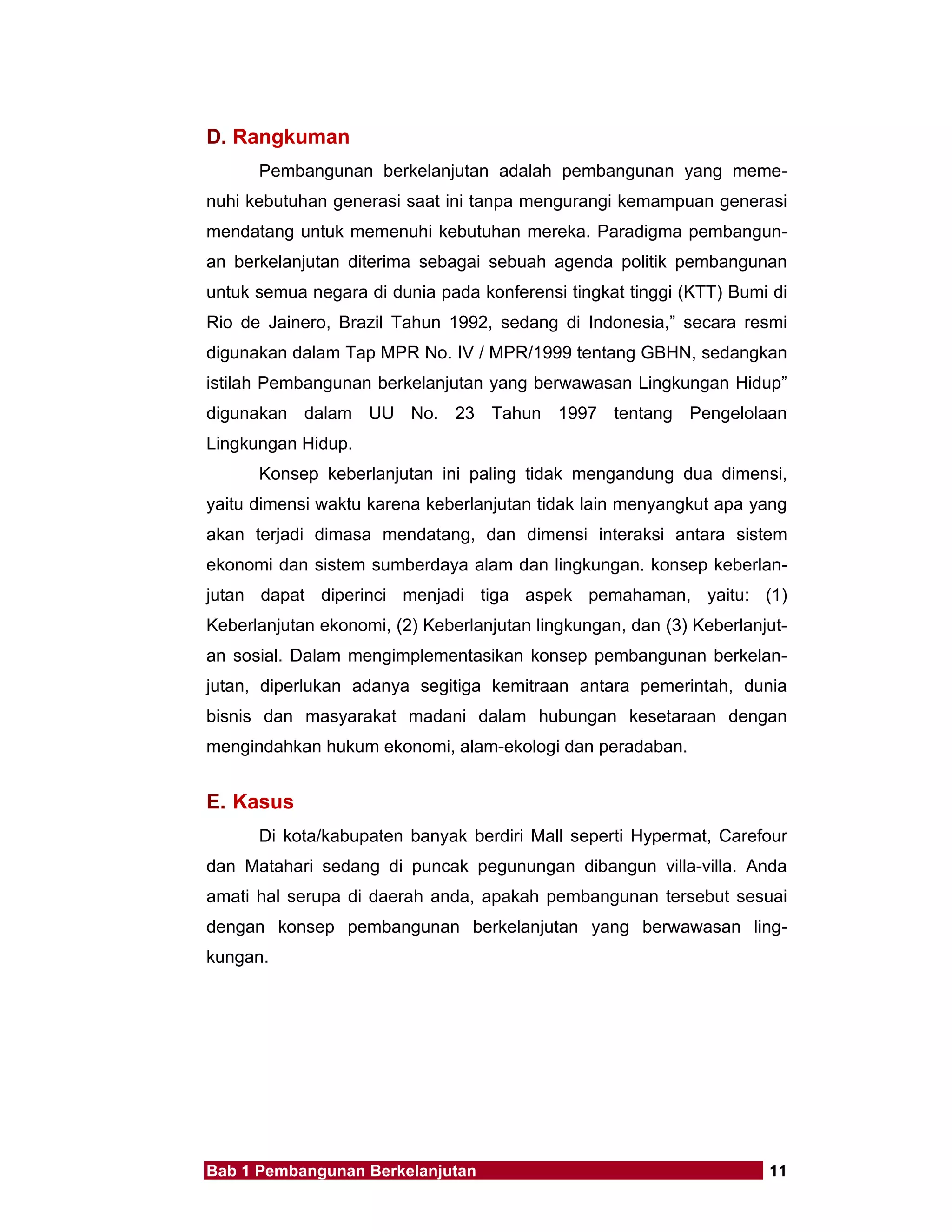 Buku Pendidikan Lingkungan Hidup (PLH) SMA Kelas XII | PDF