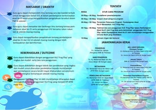 Buku Program Pelancaran PAK21 Berasaskan Frog Play Bersama FrogAsia | PDF