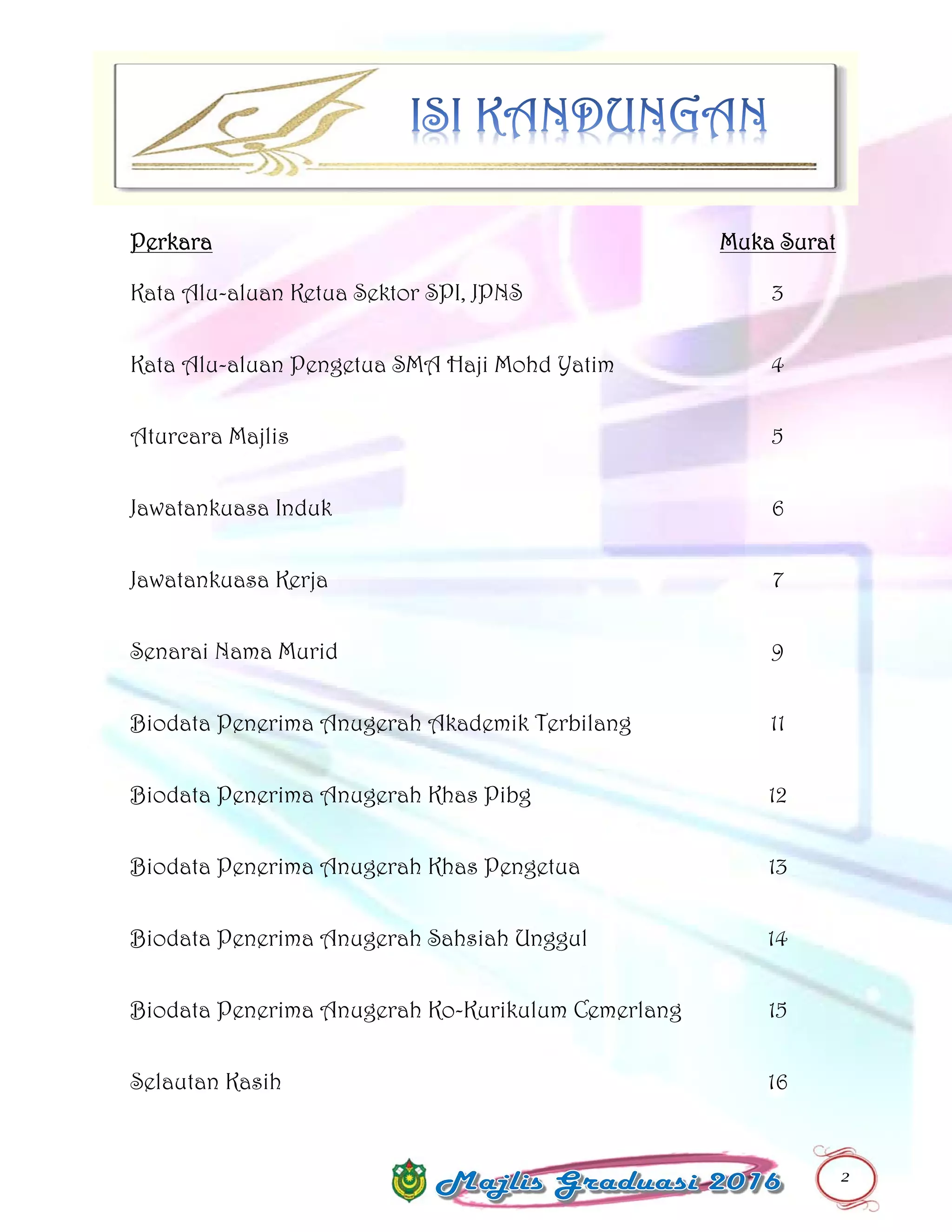 contoh Buku graduasi sekolah | PDF