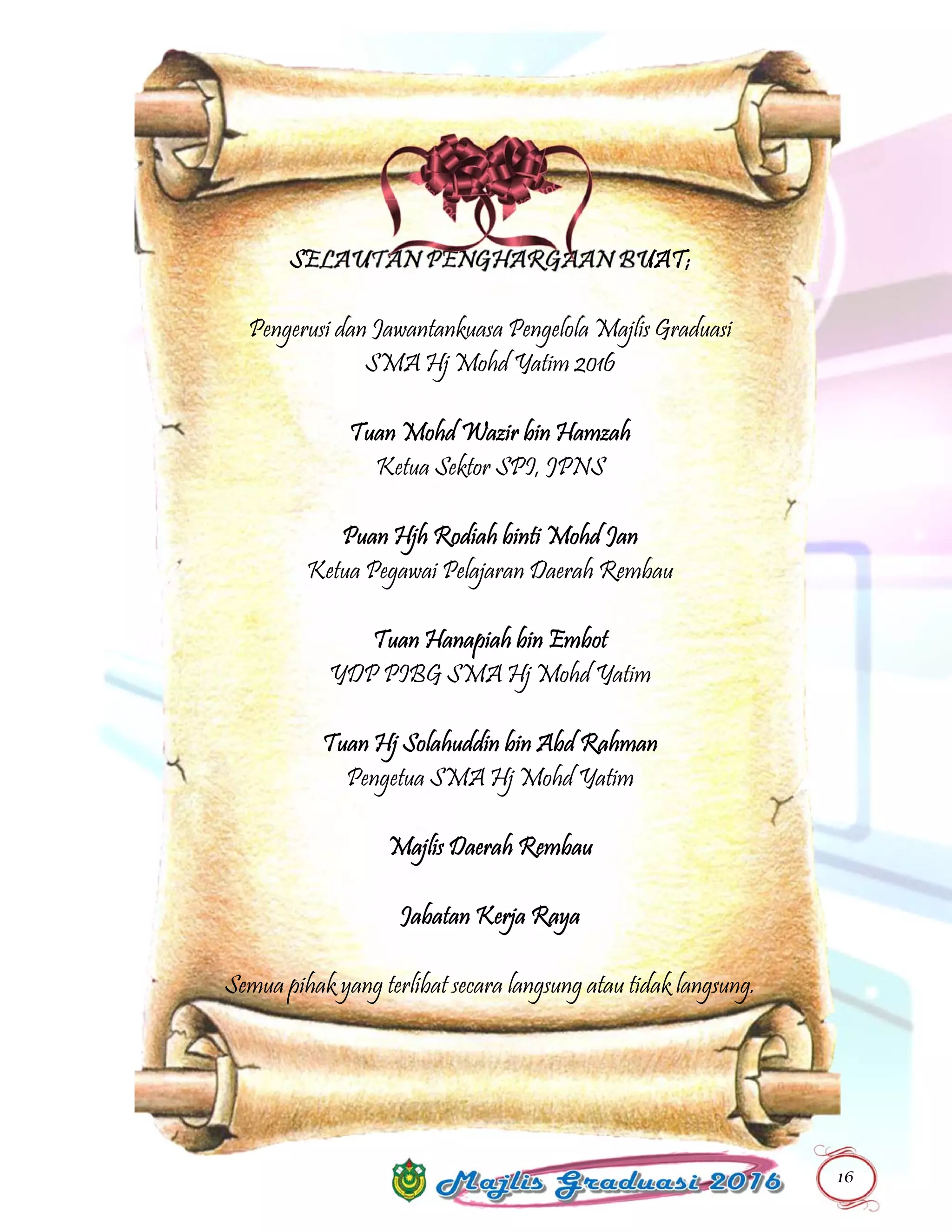 contoh Buku graduasi sekolah | PDF