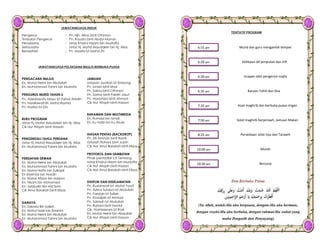 Buku program iftar | DOCX