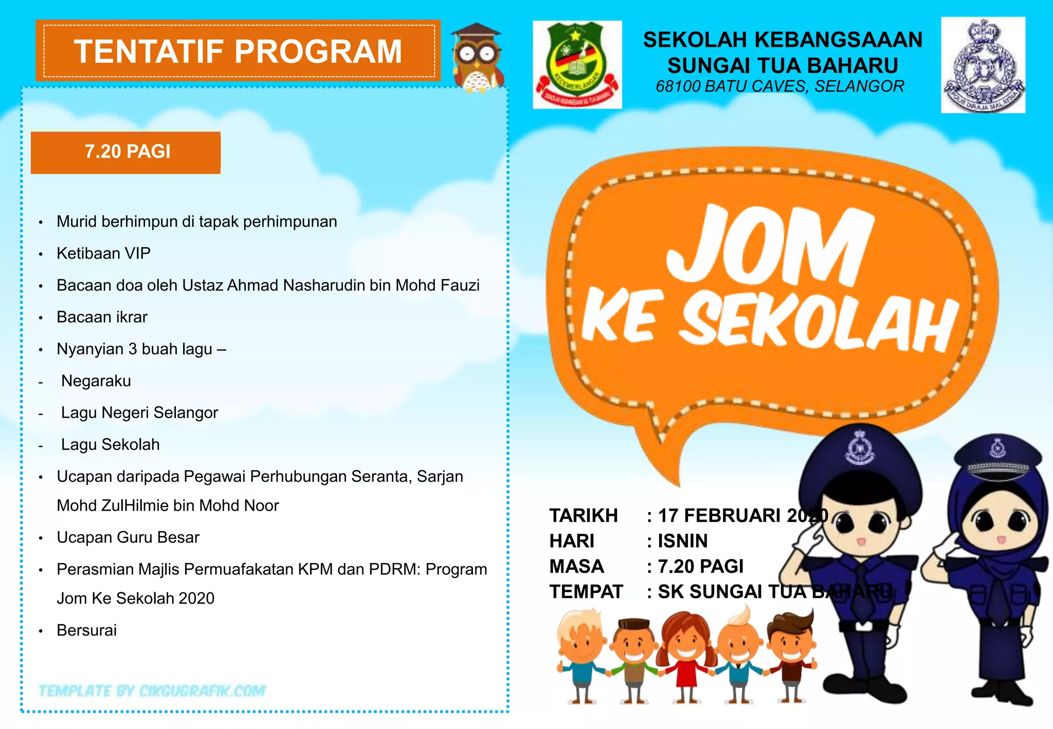 Buku program jom ke sekolah 2020 | PPTX