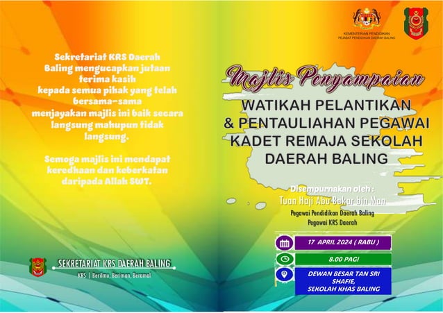 Buku Program Majlis Pentauliahan Pegawai KRS 2024.pdf