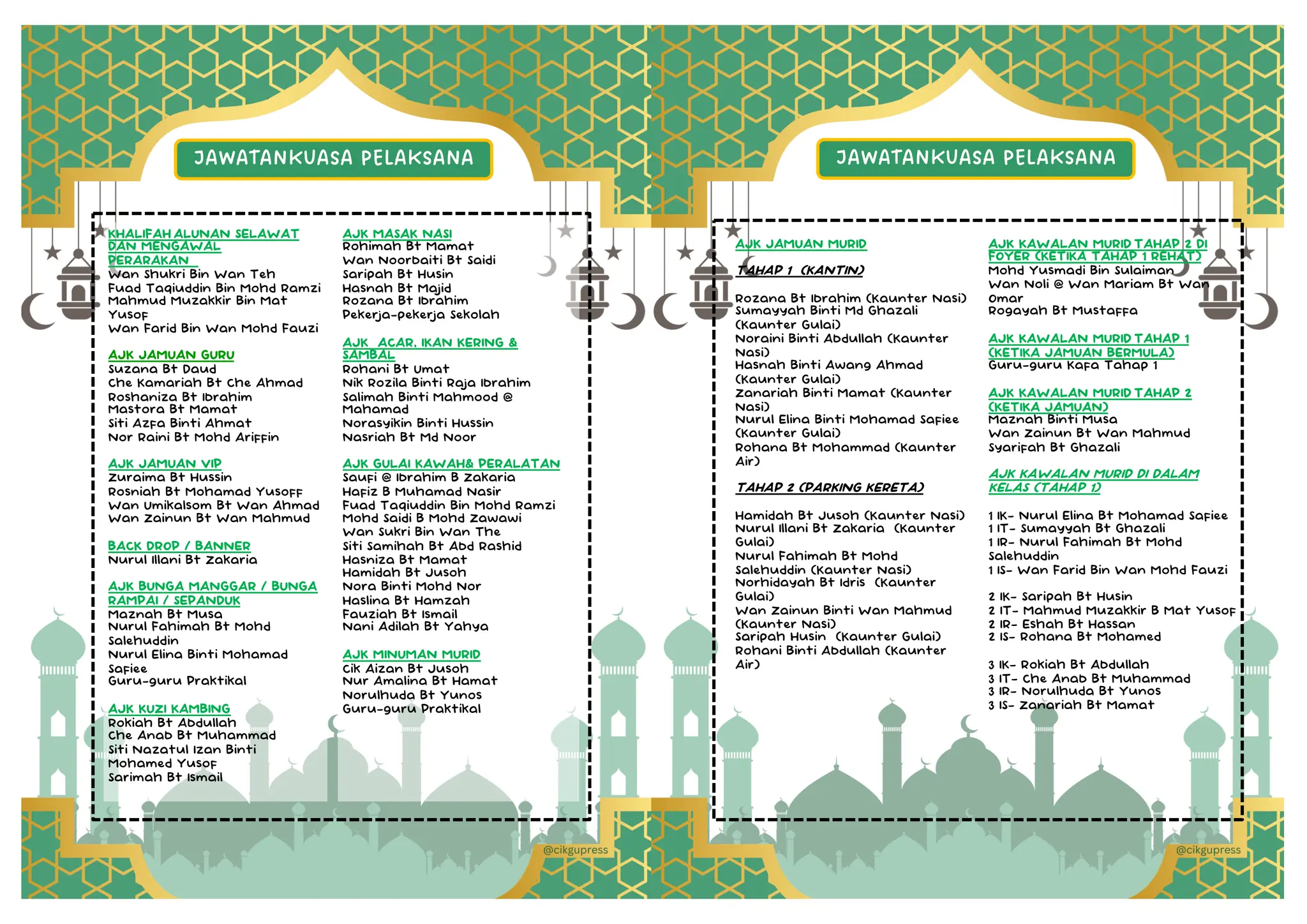 Buku Program Maulidur Rasul SK Banggu 2024 | PDF