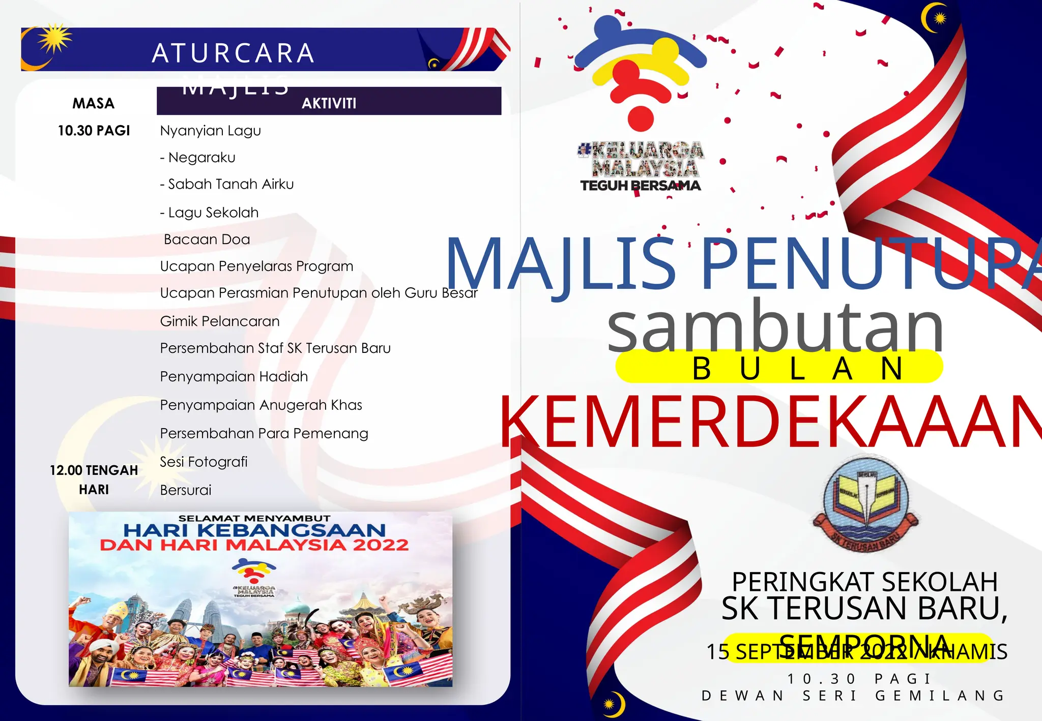 buku program merdeka sempena hari kemerdekaan | PPT