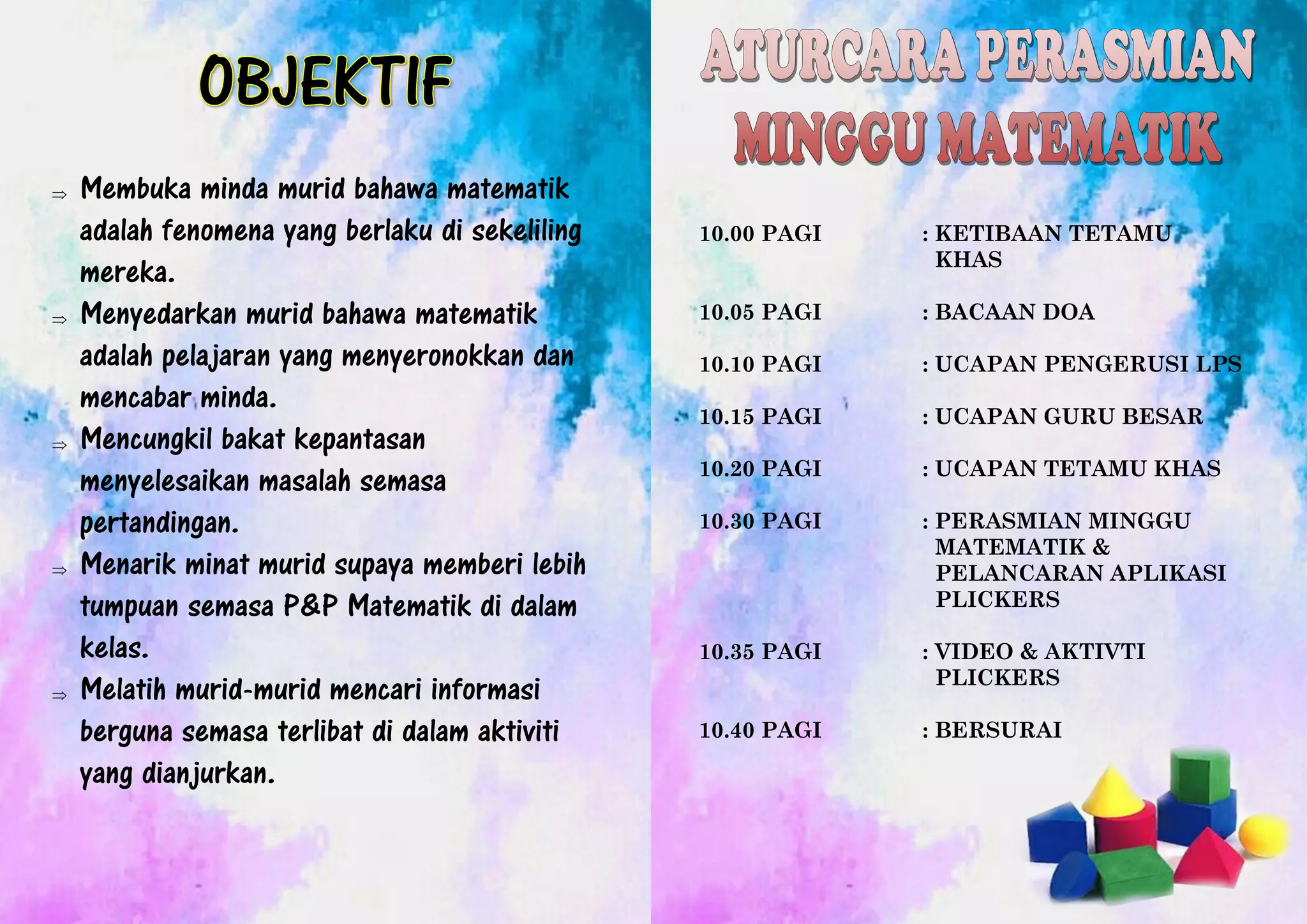 Buku program minggu matematik 2019 | PPT
