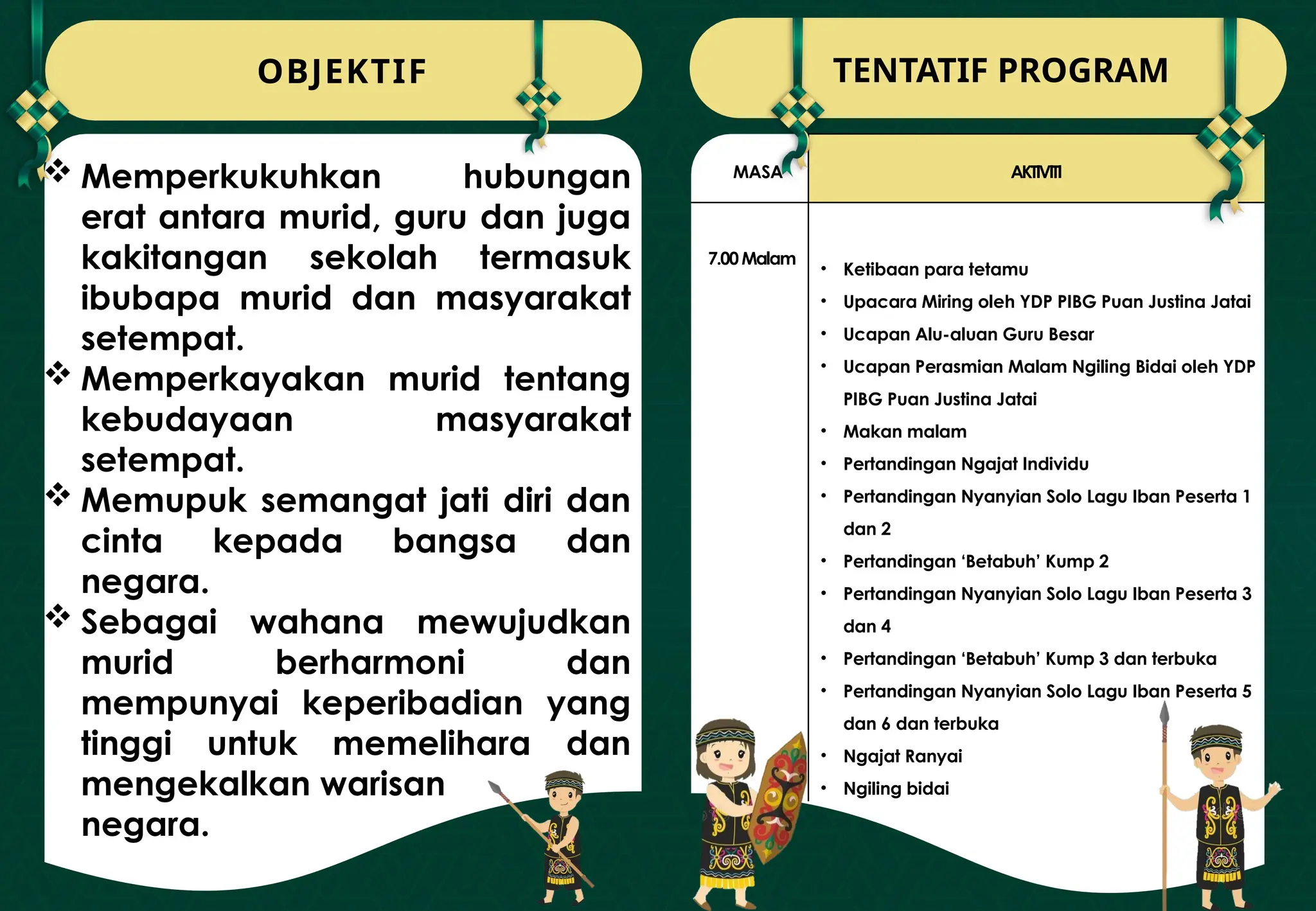 BUKU PROGRAM NGILING BIDAI SEKOLAH 2023 pptx | PPTX