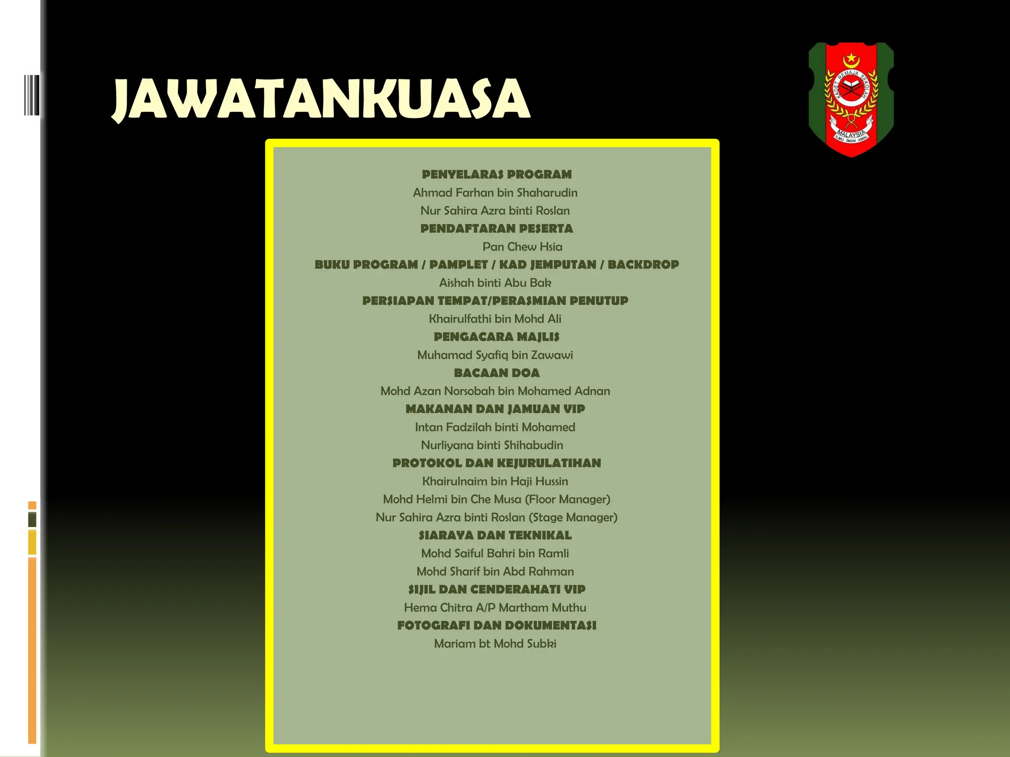 BUKU PROGRAM PENTAULIAHAN PEGAWAI KADET REMAJA SEKOLAH DAN PEGAWAI TUNAS KADET REMAJA SEKOLAH ...