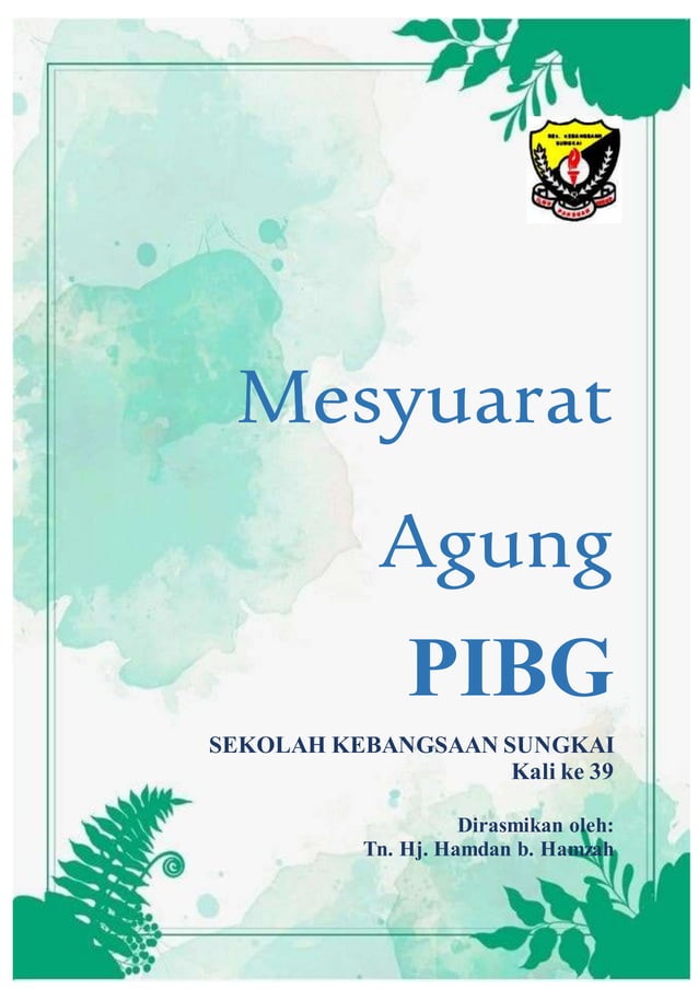 Buku program pibg 2019 | PDF