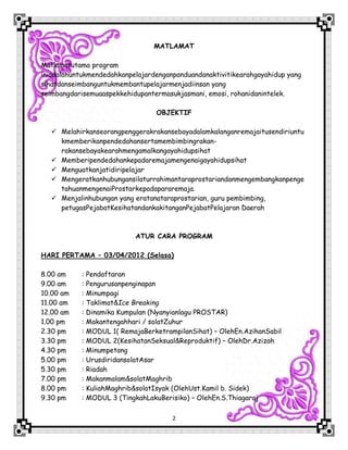 Buku program prostar | DOC