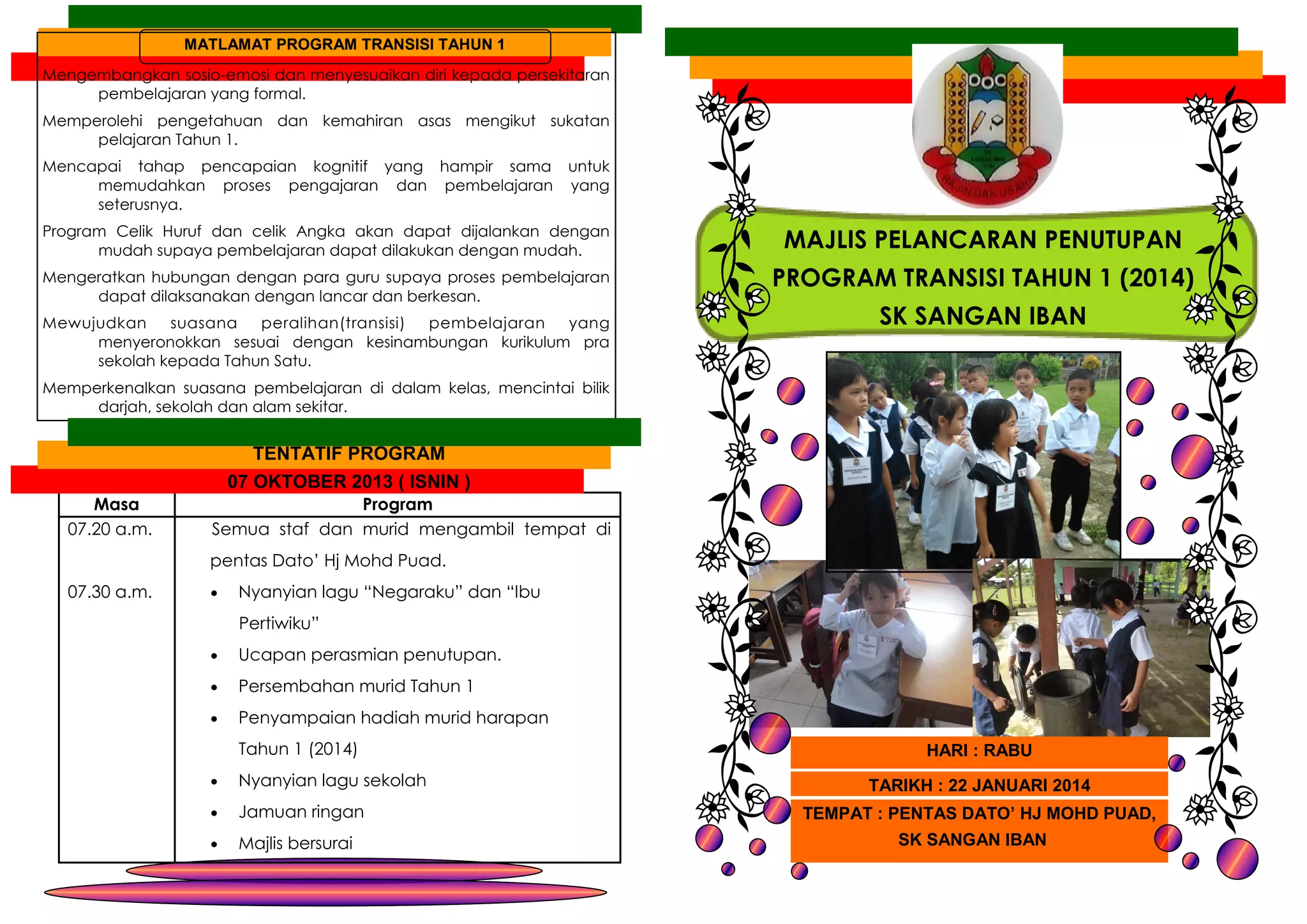 Buku program transisi tahun 1 sksi | PDF