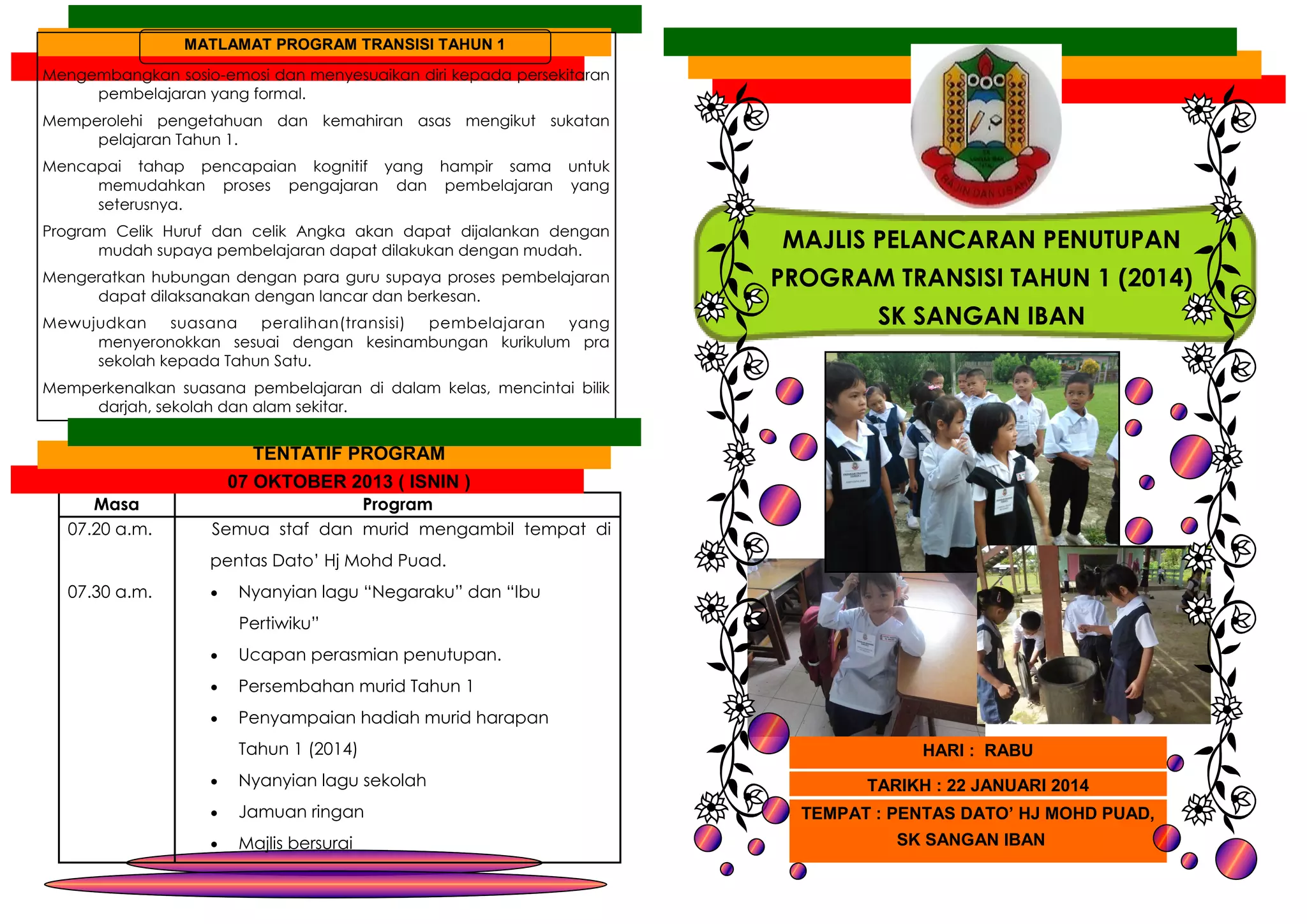 Buku program transisi tahun 1 sksi | PDF