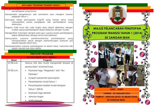 Buku program transisi tahun 1 sksi | PPT