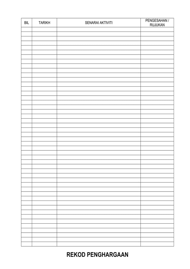 Buku rekod | PDF