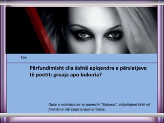 Bukuria- ARDI STEFA | PPT