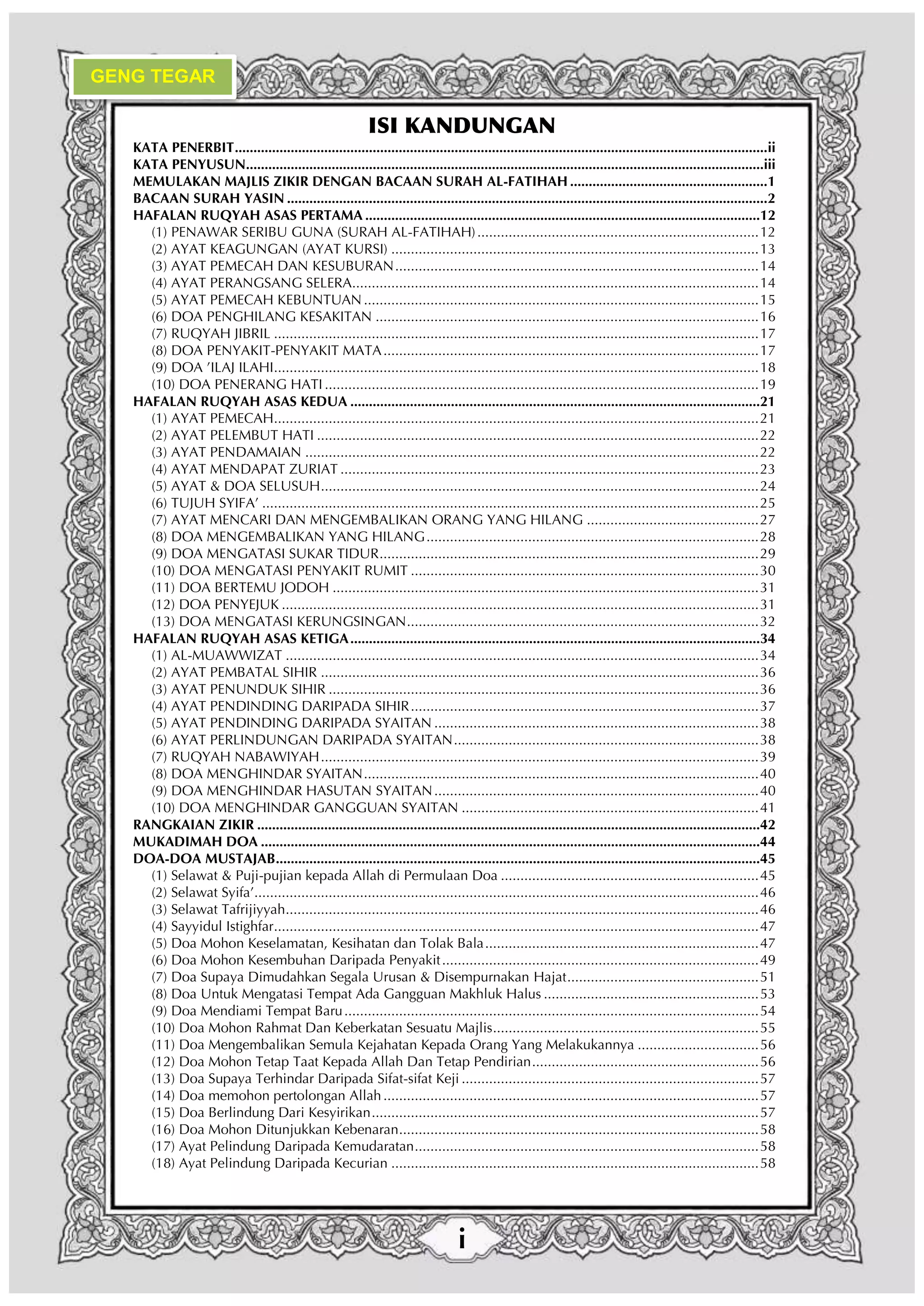 Buku Ruqyah Darul Syifa - Dr Harun Din | PDF