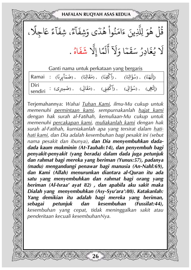 Buku Ruqyah Darul Syifa - Dr Harun Din | PDF