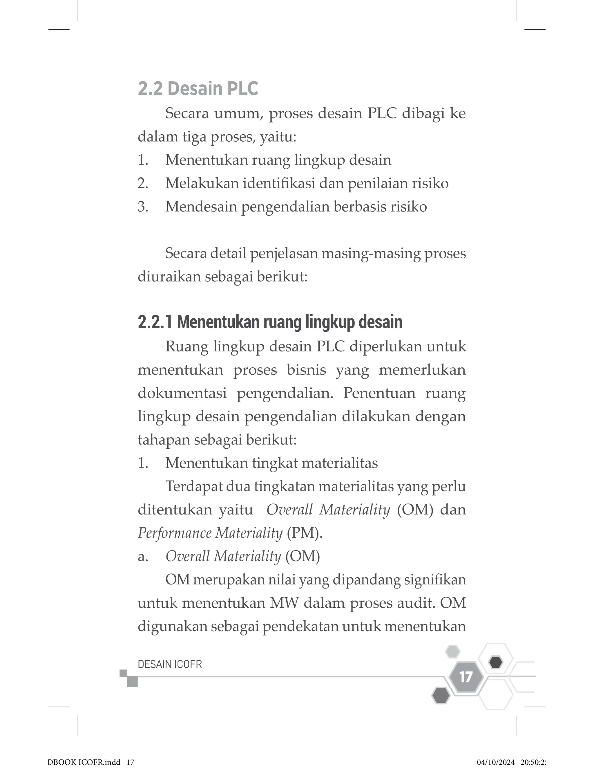 Buku Saku Desain dan Implementasi Internal Control over Financial ...