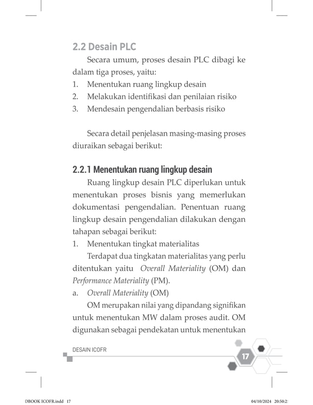 Buku Saku Desain dan Implementasi Internal Control over Financial ...