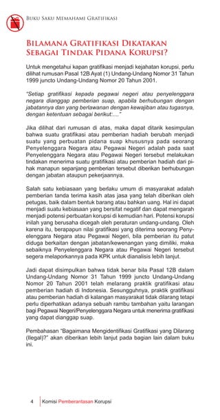 Buku saku memahami_gratifikasi_kpk | PDF