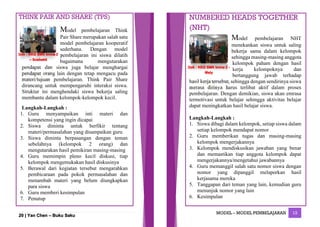 Buku saku model pembelajaran | PDF