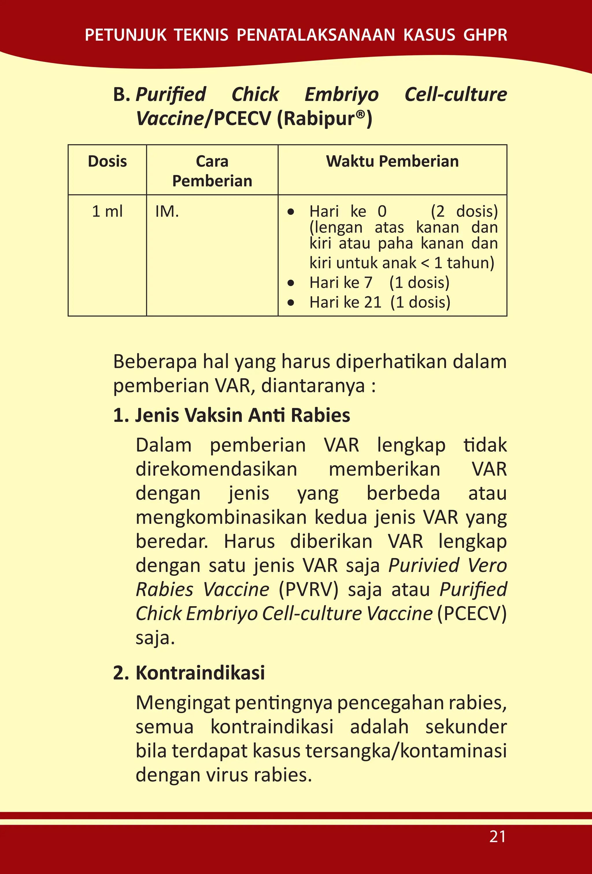 Pedoman dalam penanganan Gigitan Hewan Penular Rabies | PDF