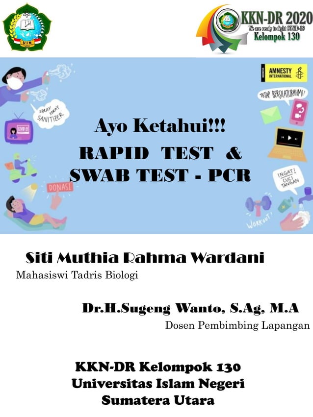 Buku saku rapid test & swab test-pcr | PDF