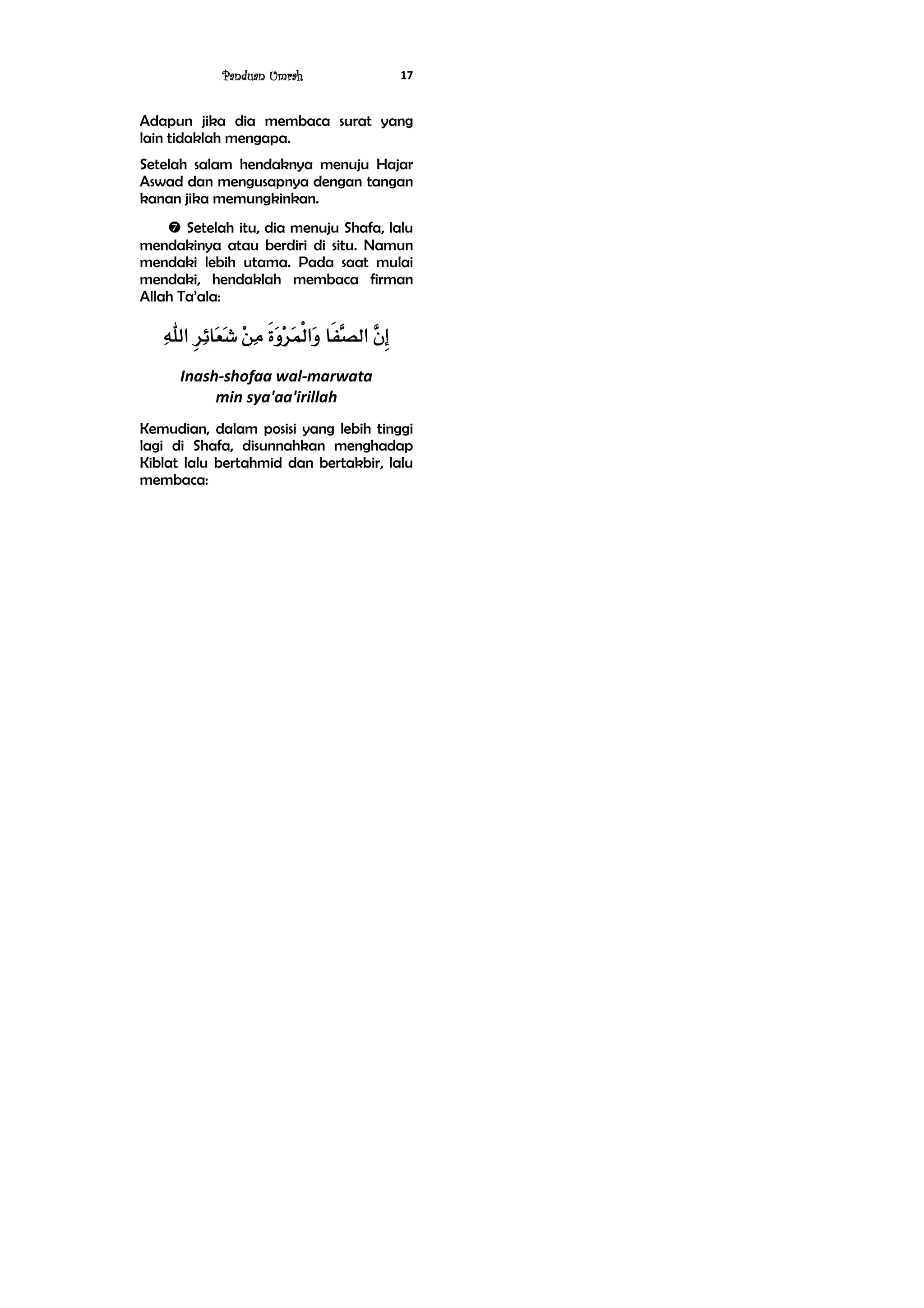 Buku+saku+umrah | PDF