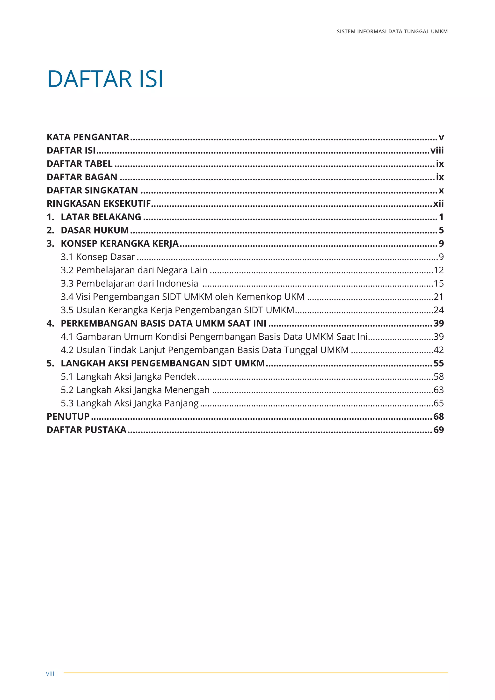 Buku_Sistem Informasi Data Tunggal UMKM (Usulan Peta Jalan Pengembangan ...