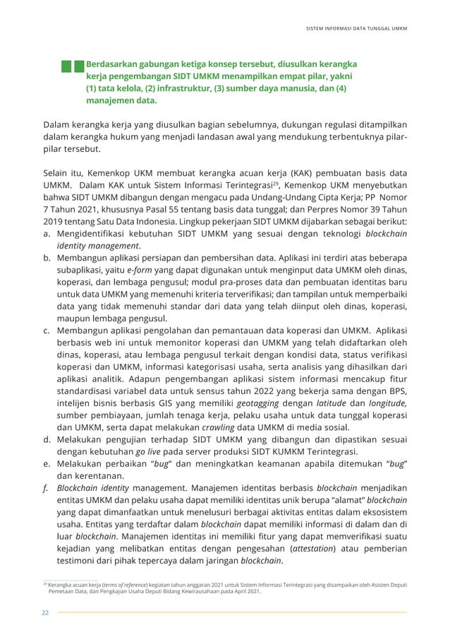 Buku_Sistem Informasi Data Tunggal UMKM (Usulan Peta Jalan Pengembangan ...