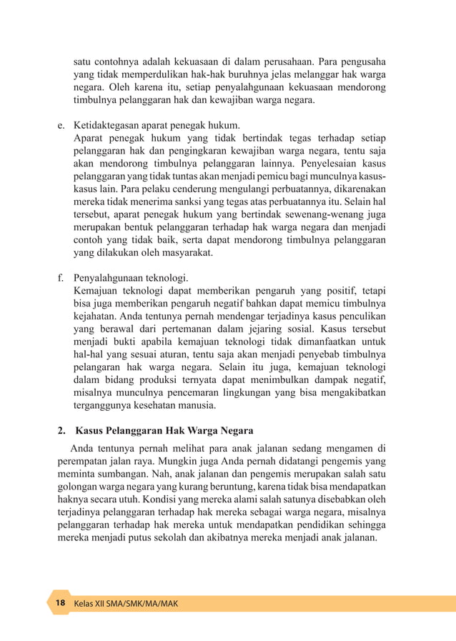 BUKU SISWA PPKn KELAS XII EDISI REVISI 2018 | PDF