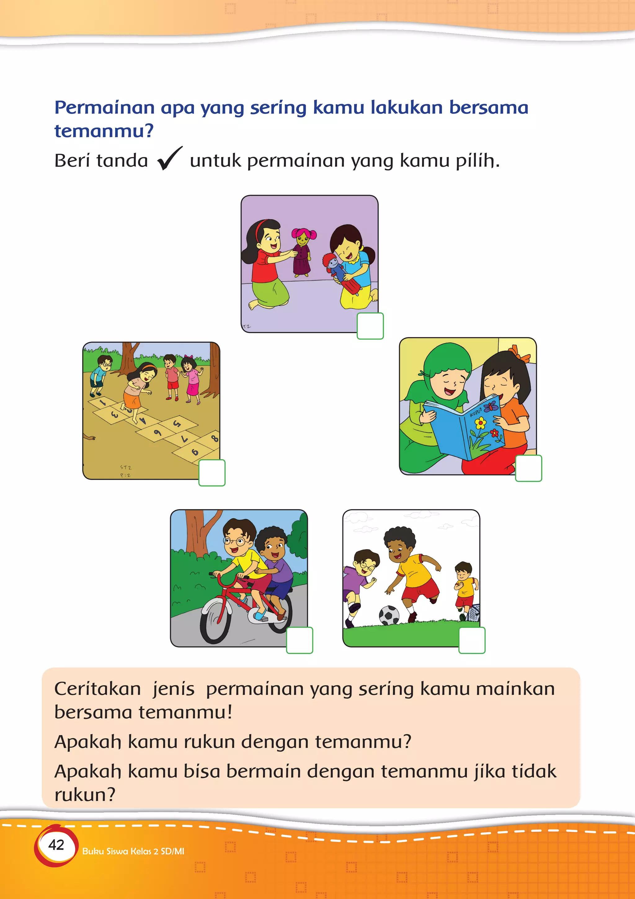 Buku siswa kelas 2 SD tema 1 hidup rukun-Kemendikbud-Kurikulum 2013 | PDF