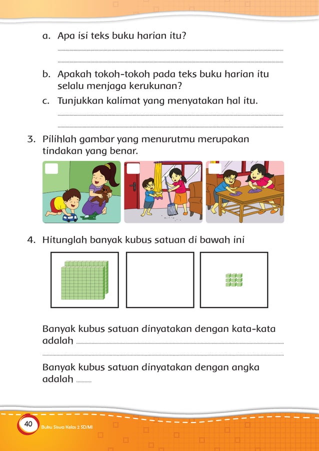 Buku siswa kelas 2 SD tema 1 hidup rukun-Kemendikbud-Kurikulum 2013 | PDF