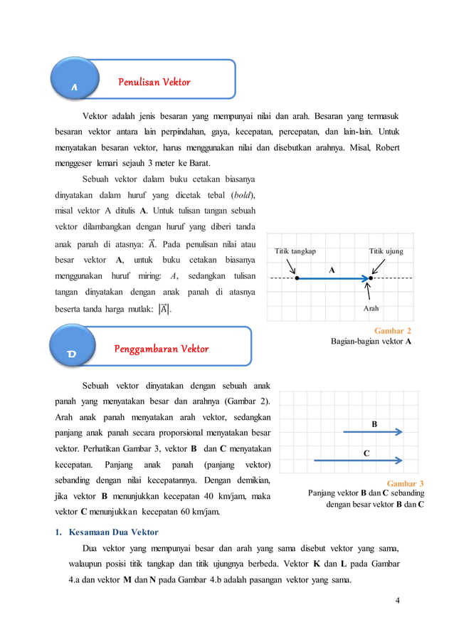 VECTOR DAN LATIHAN SOAL - PELAJARAN SMA FISIKA | DOCX