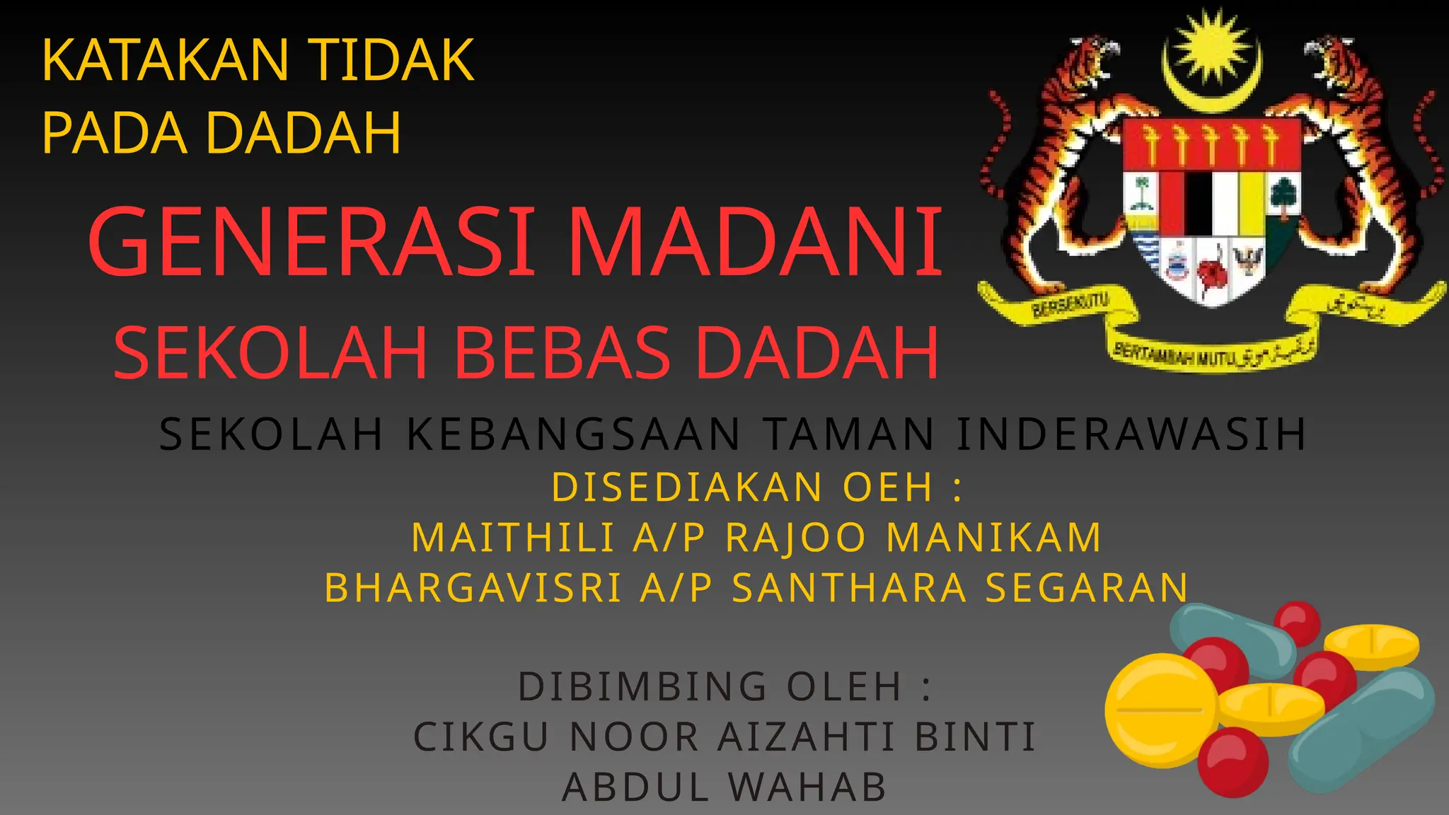 Buku skrap anti dadah Peringkat sekolah kita | PPTX