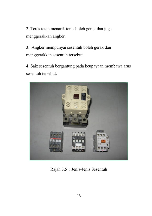 KOMPONEN KAWALAN MOTOR | PDF