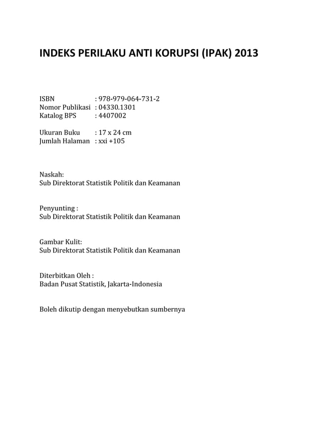 SPAK 2013 Editan Terakhir | PDF