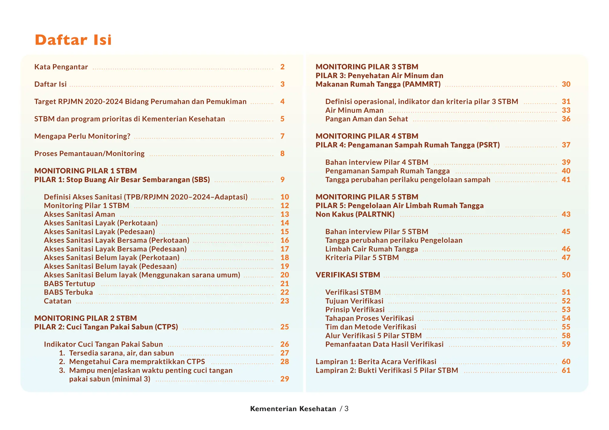 Buku Sanitasi Total Berbasis Masyarakat 5 Pilar | PDF