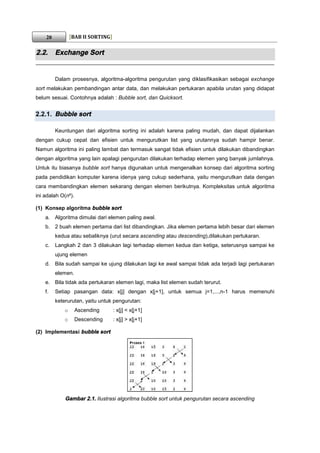 Buku struktur data Sorting | PDF