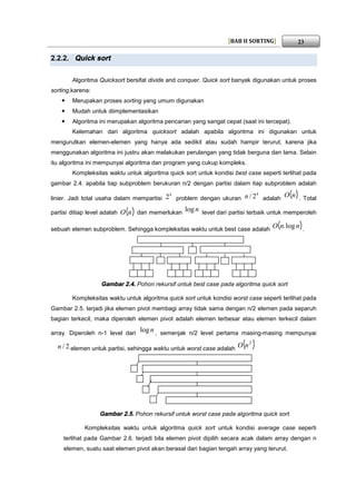 Buku struktur data Sorting | PDF