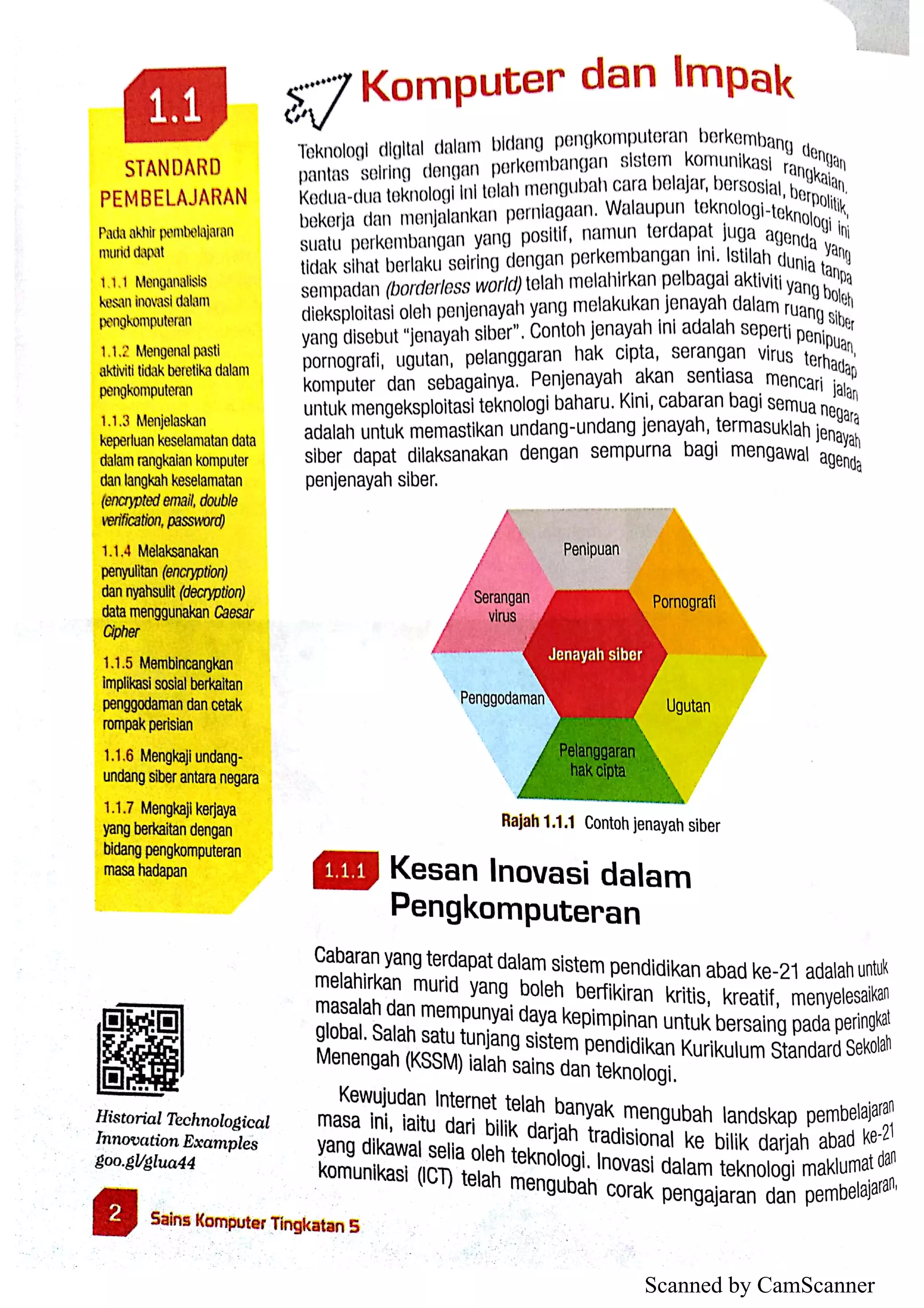 Buku Teks Sains Komputer Tingkatan 5 | PDF
