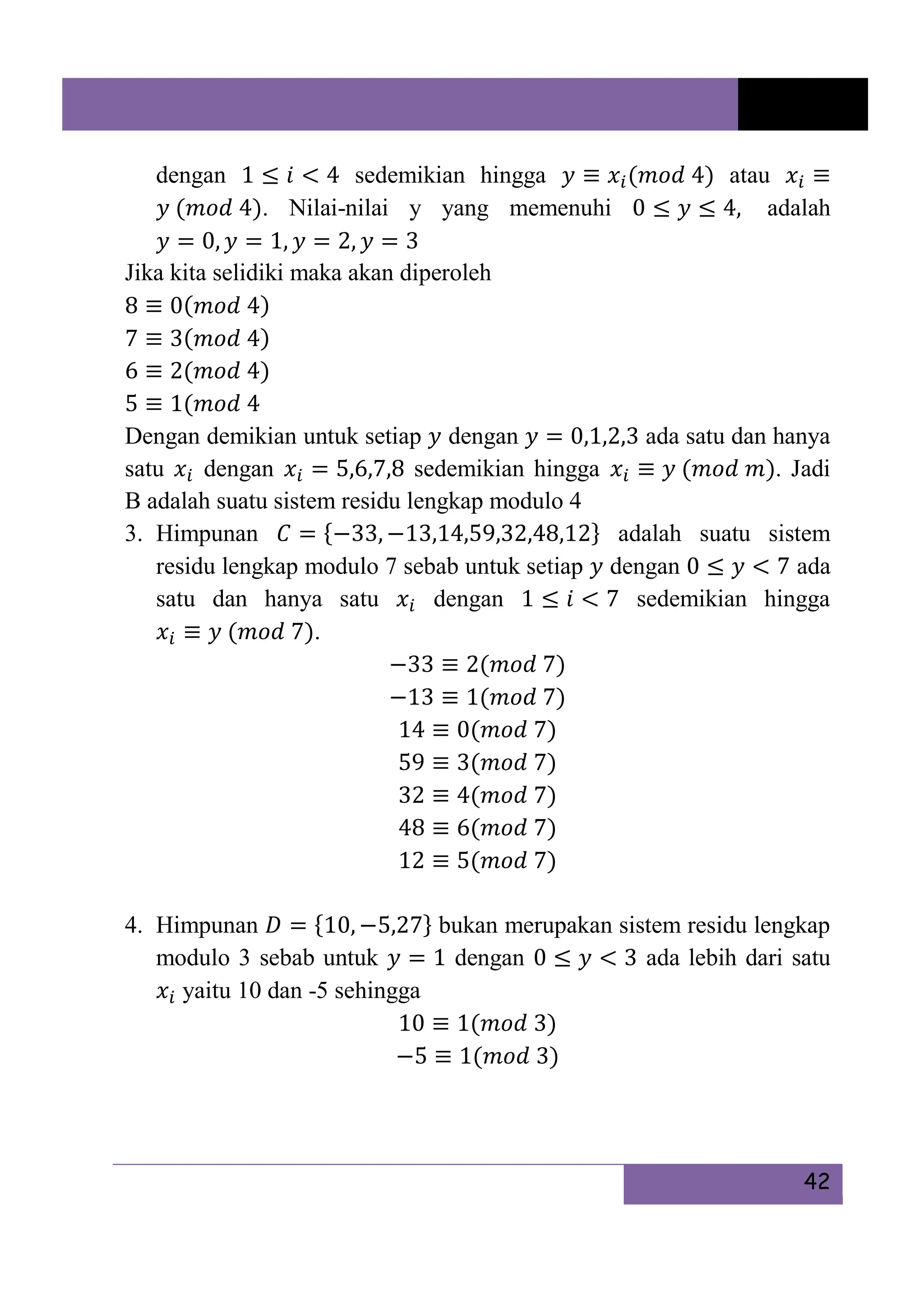 Buku Teori Bilangan Dilengkapi dengan soal | PPT