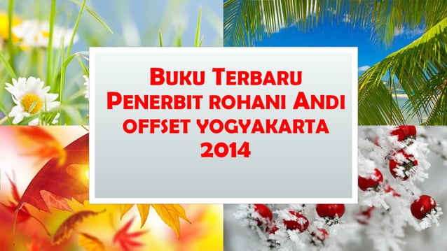 Buku terbaru 2014 penerbit andi offset yogyakarta | PPT