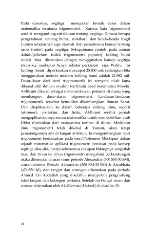 Buku Matematika Terkait Materi Trigonometri | PDF