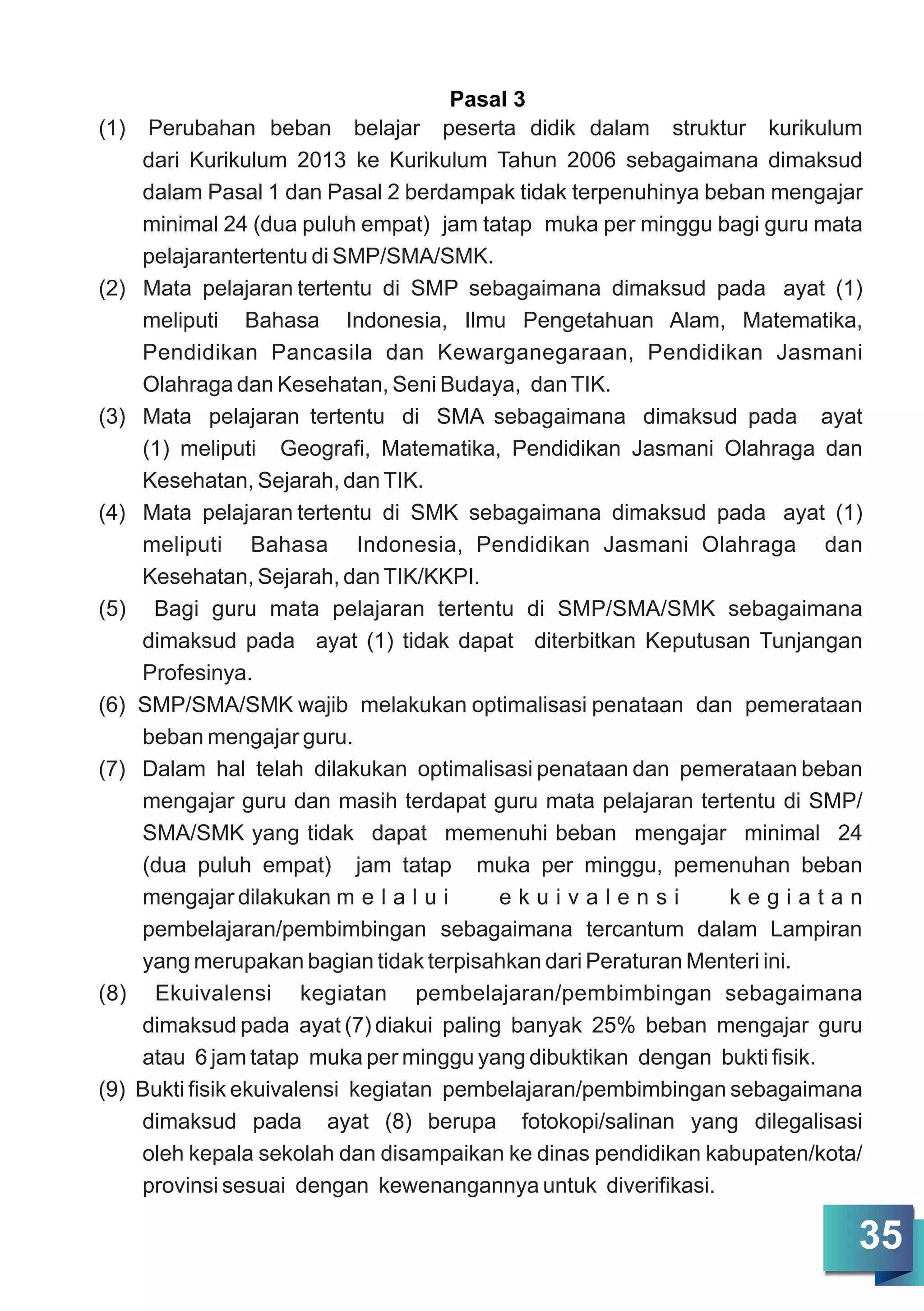 Buku ttg ekuivalensi kegiatan pembelajaran | PDF