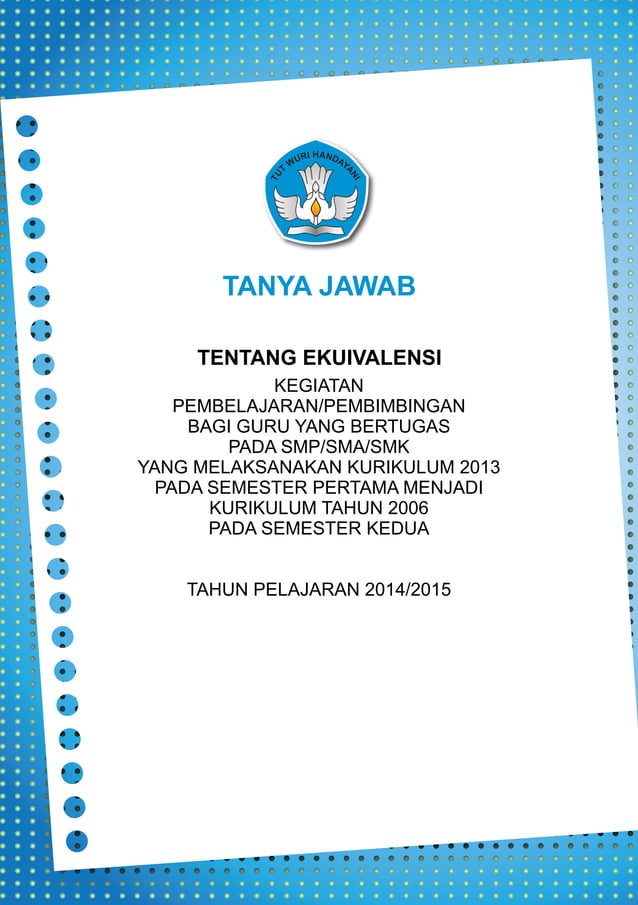 Buku ttg ekuivalensi kegiatan pembelajaran | PDF