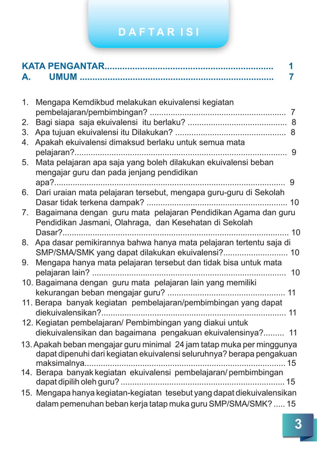 Buku ttg ekuivalensi kegiatan pembelajaran | PDF