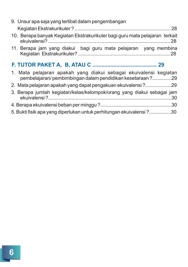 Buku ttg ekuivalensi kegiatan pembelajaran | PDF